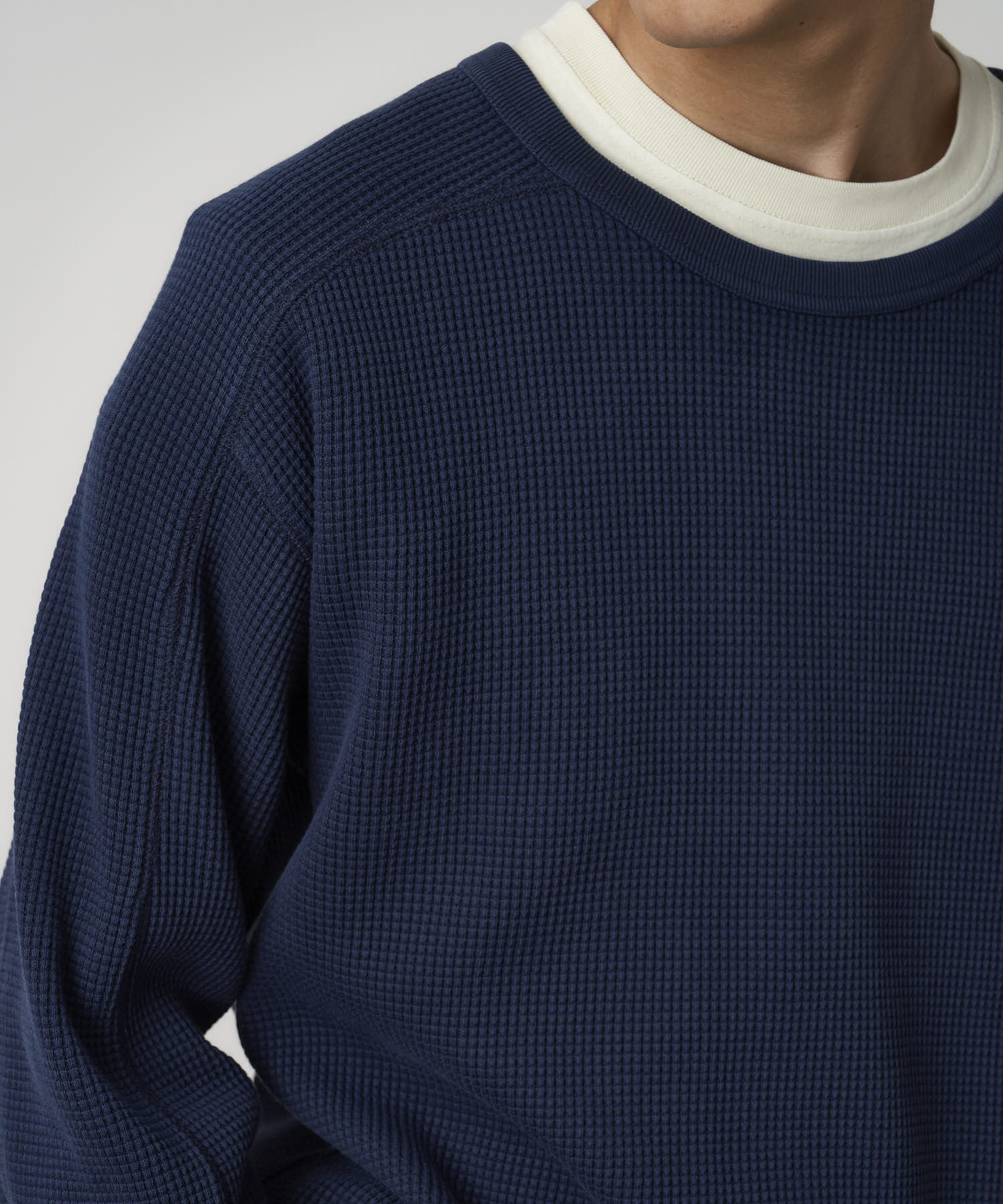 Gramicci Waffle Crew Pullover – piel de gallina
